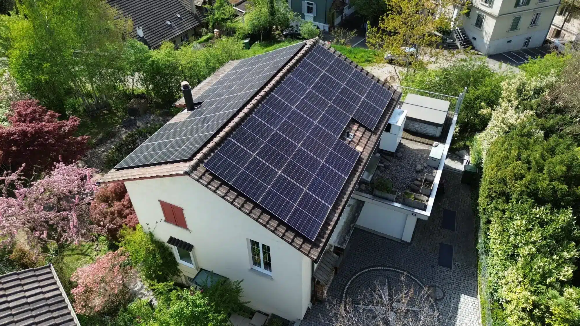 PV-Anlage Einfamilienhaus Ennetbaden, Baden, Aargau - Go Smart Solar