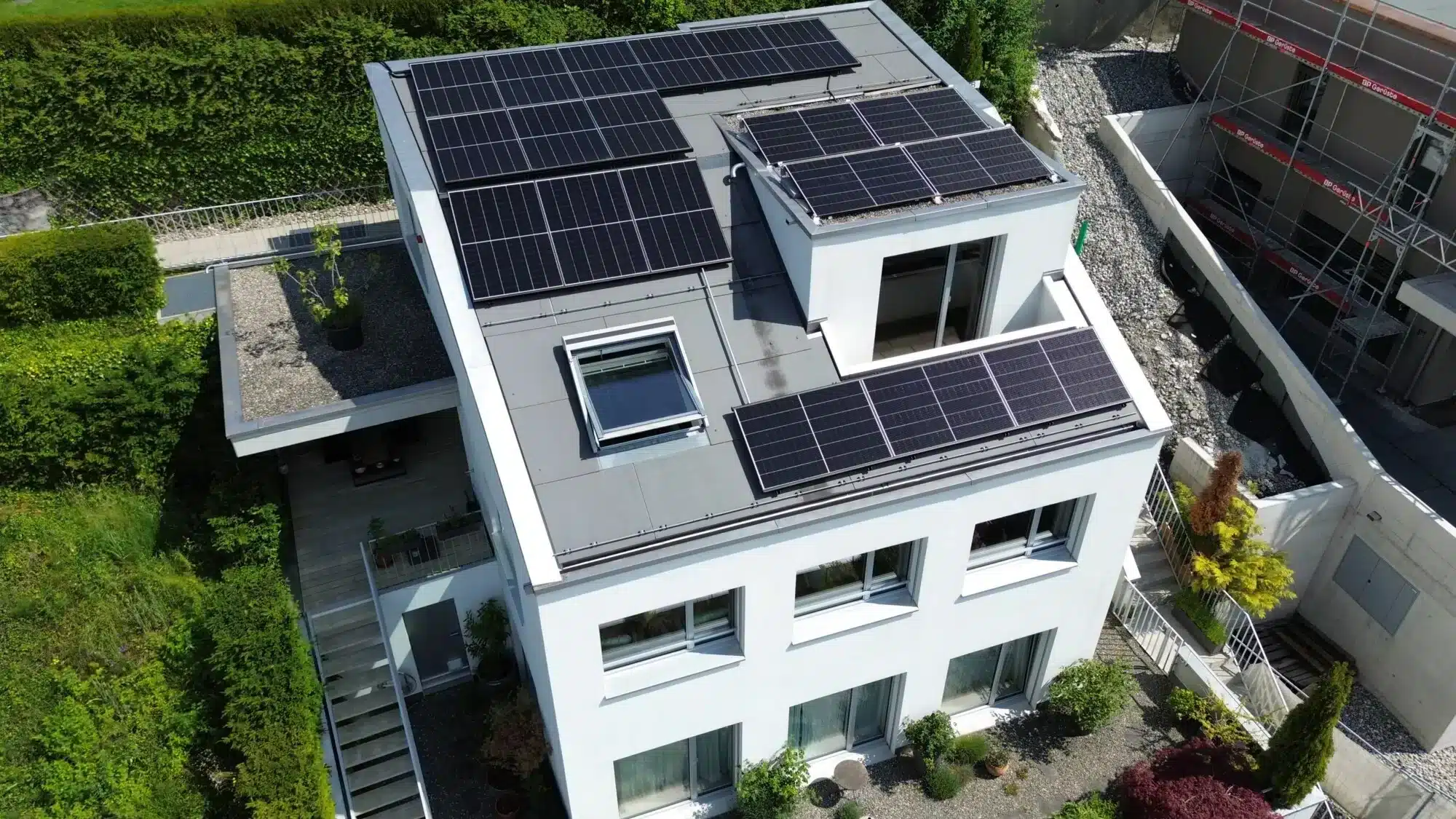 Solaranlage Einfamilienhaus Adligenswil Region Wahlkreis Luzern-Land ...
