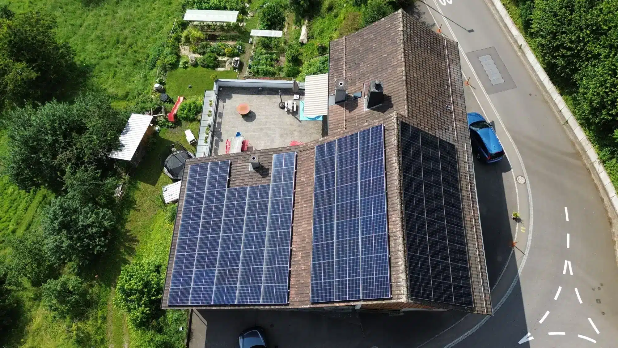 Solaranlage Einfamilienhaus Wohlenschwil Region Baden, Aargau - Go Smart Solar