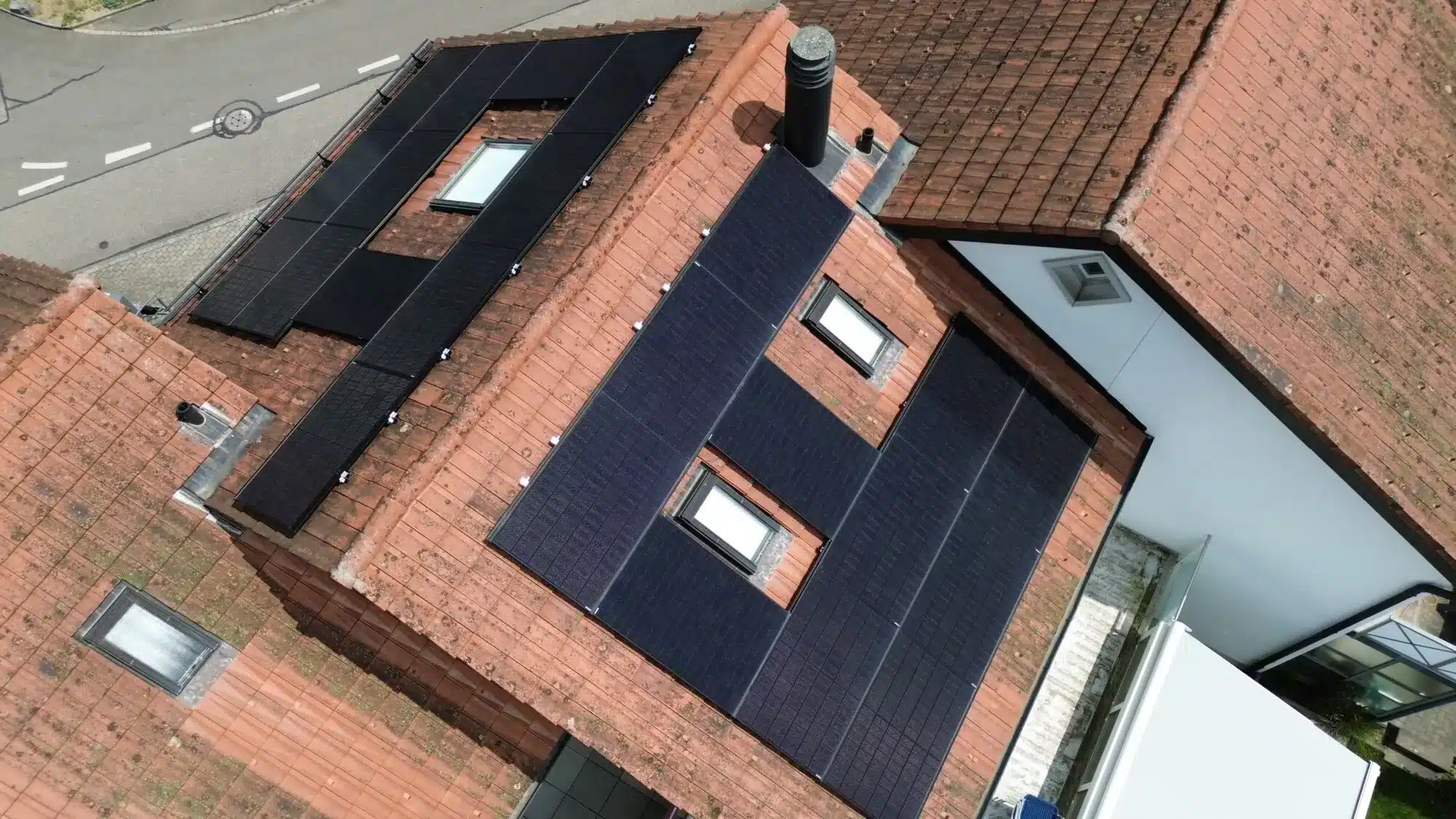 Solaranlage Einfamilienhaus Muhen Region Aarau, Aargau - Go Smart Solar