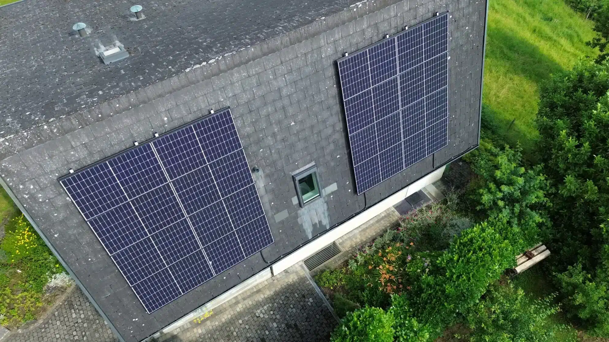 Solaranlage Einfamilienhaus Tägerig Region Bremgarten, Aargau - Go Smart Solar